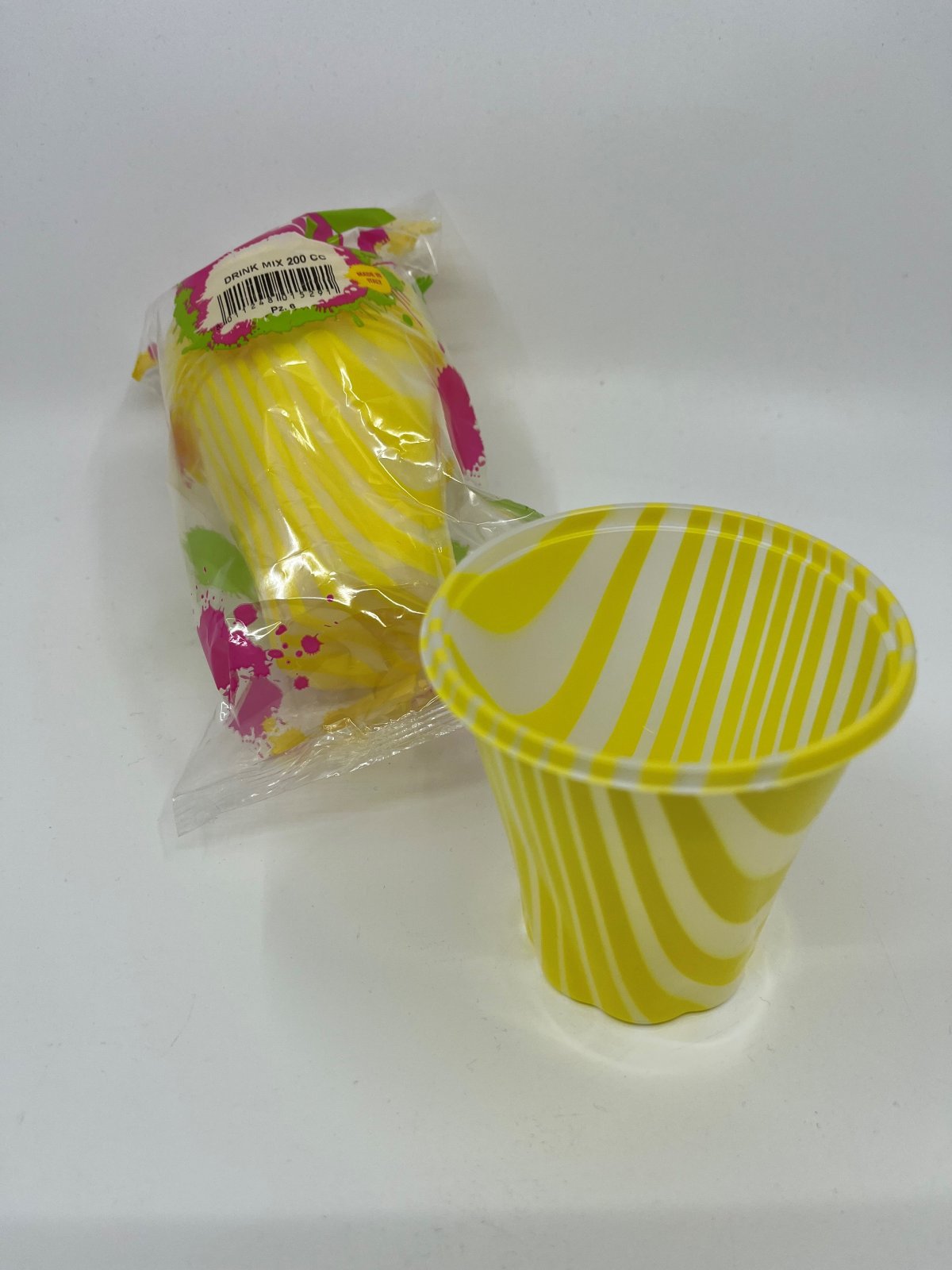 DRINK MIX GLASS 200ml - Gule striber - RESTSALG - Mad til dig