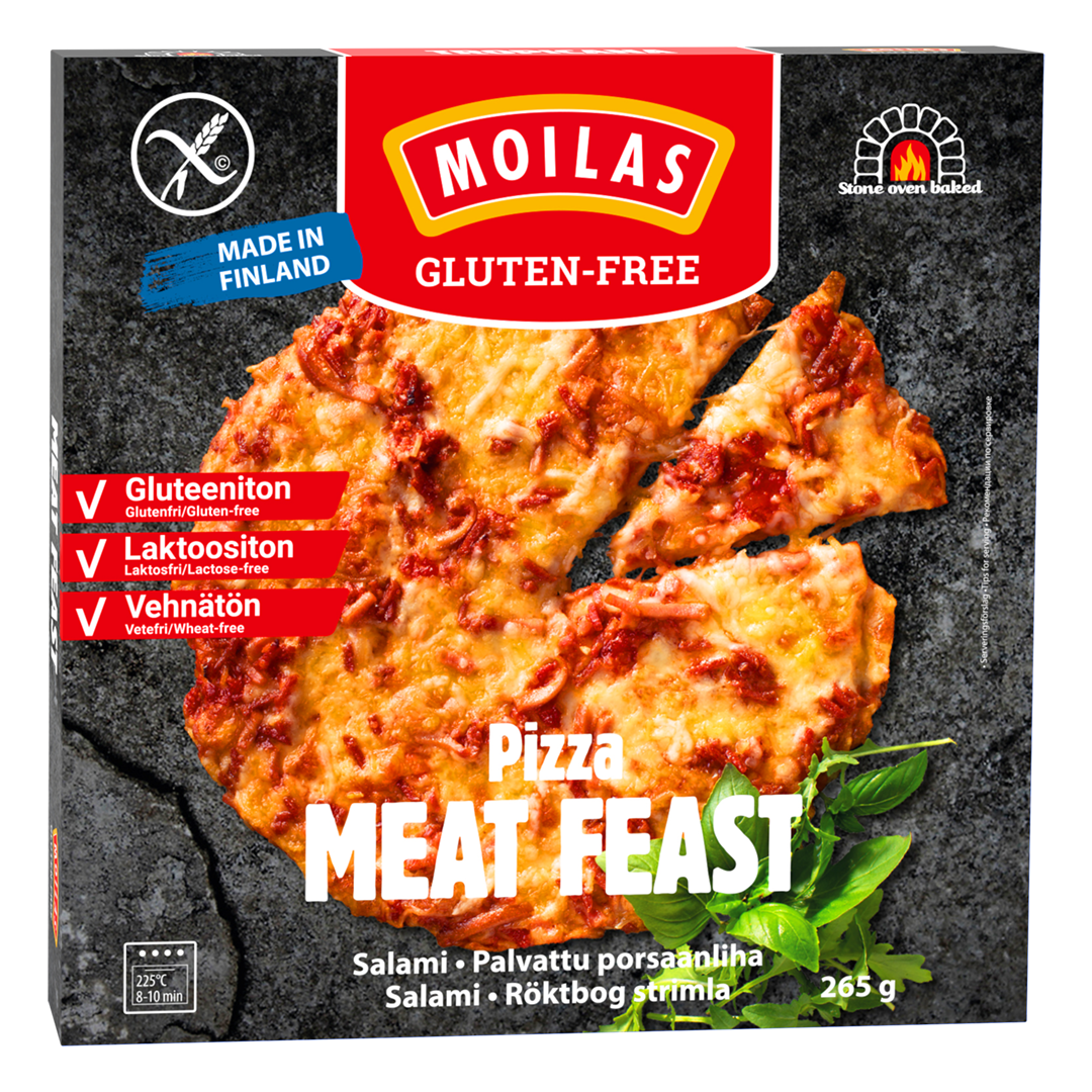 Pizza Meat Feast glutenfri 265gr. - Free From - Carefood